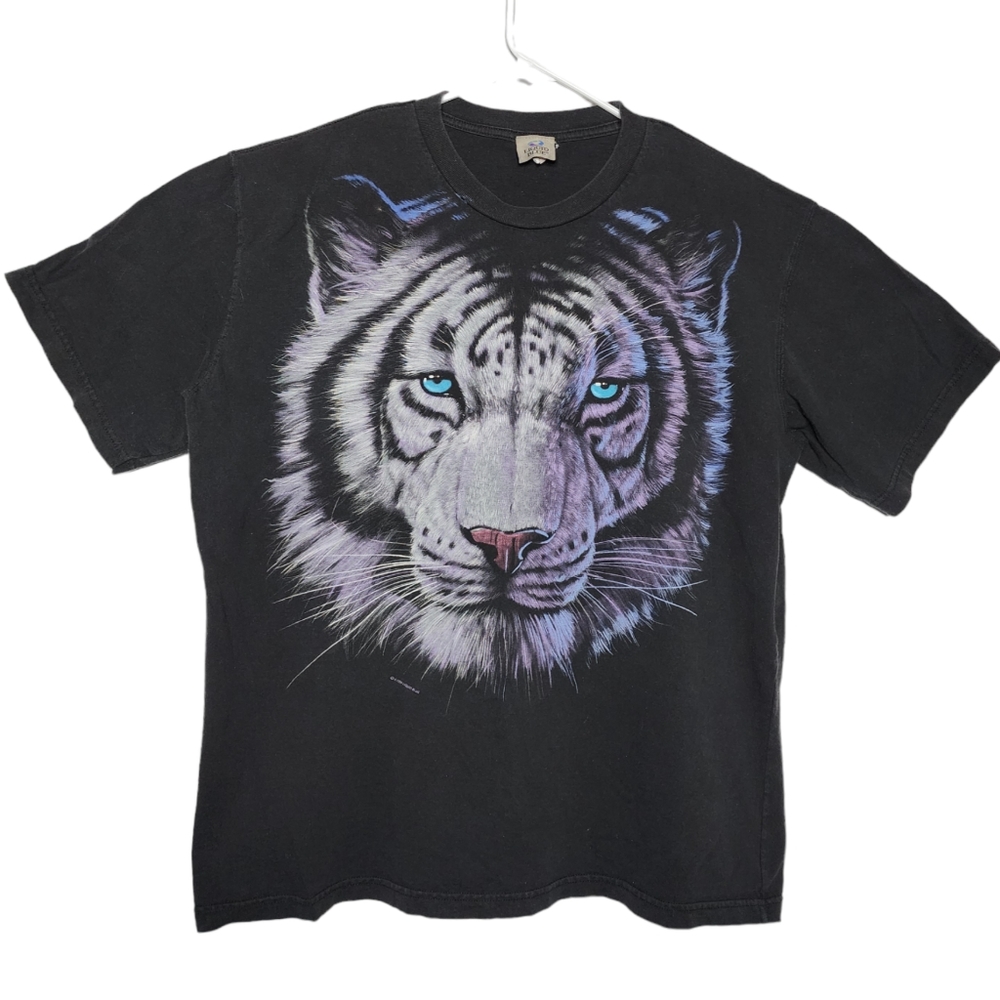 Liquid Blue Siberian Tiger T-Shirt - Vintage 90's 1998 - Gem